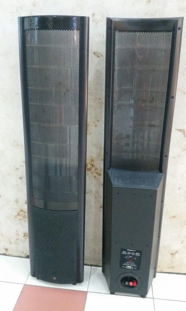 Martin Logan 'Script i' electrostatic Speakers H115cm, Audio, Other ...