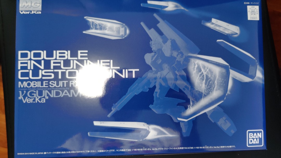 MG Double Fin Funnel Custom Unit for Nu Gundam Ver Ka, Hobbies & Toys ...