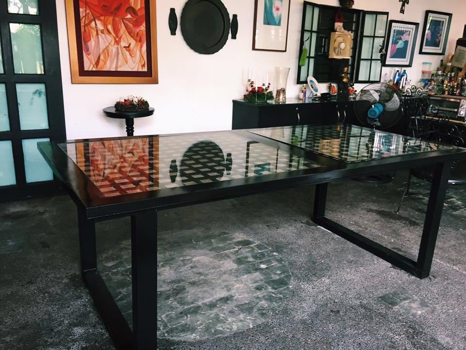 Modern Filipino Dining Table 8-10 seater, Furniture & Home Living ...