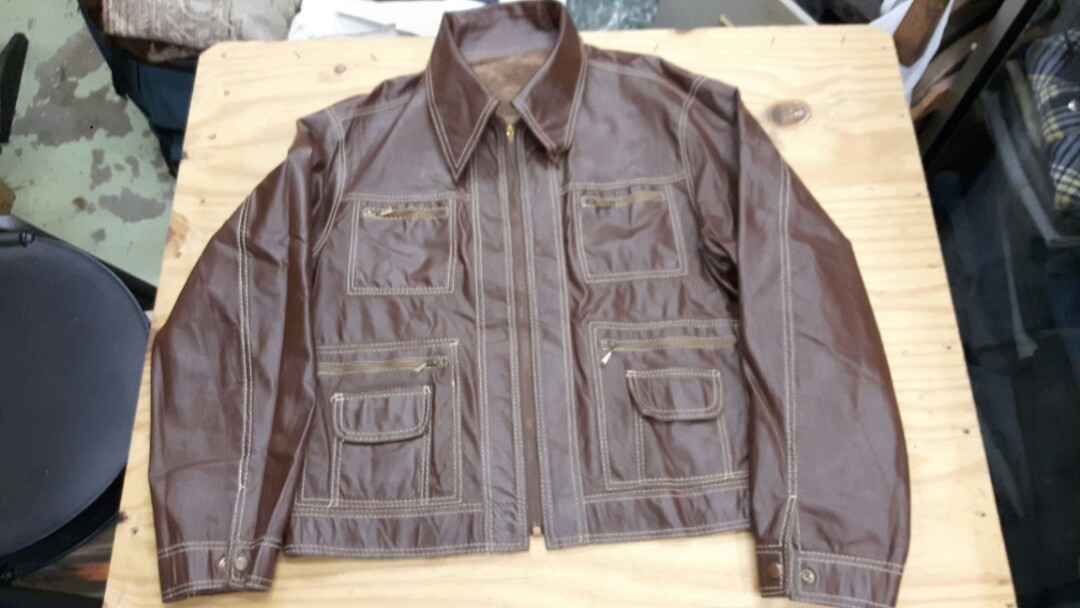 Montgomery Wards 70s leather jacket, Men's Fashion, Coats, Jackets and ...