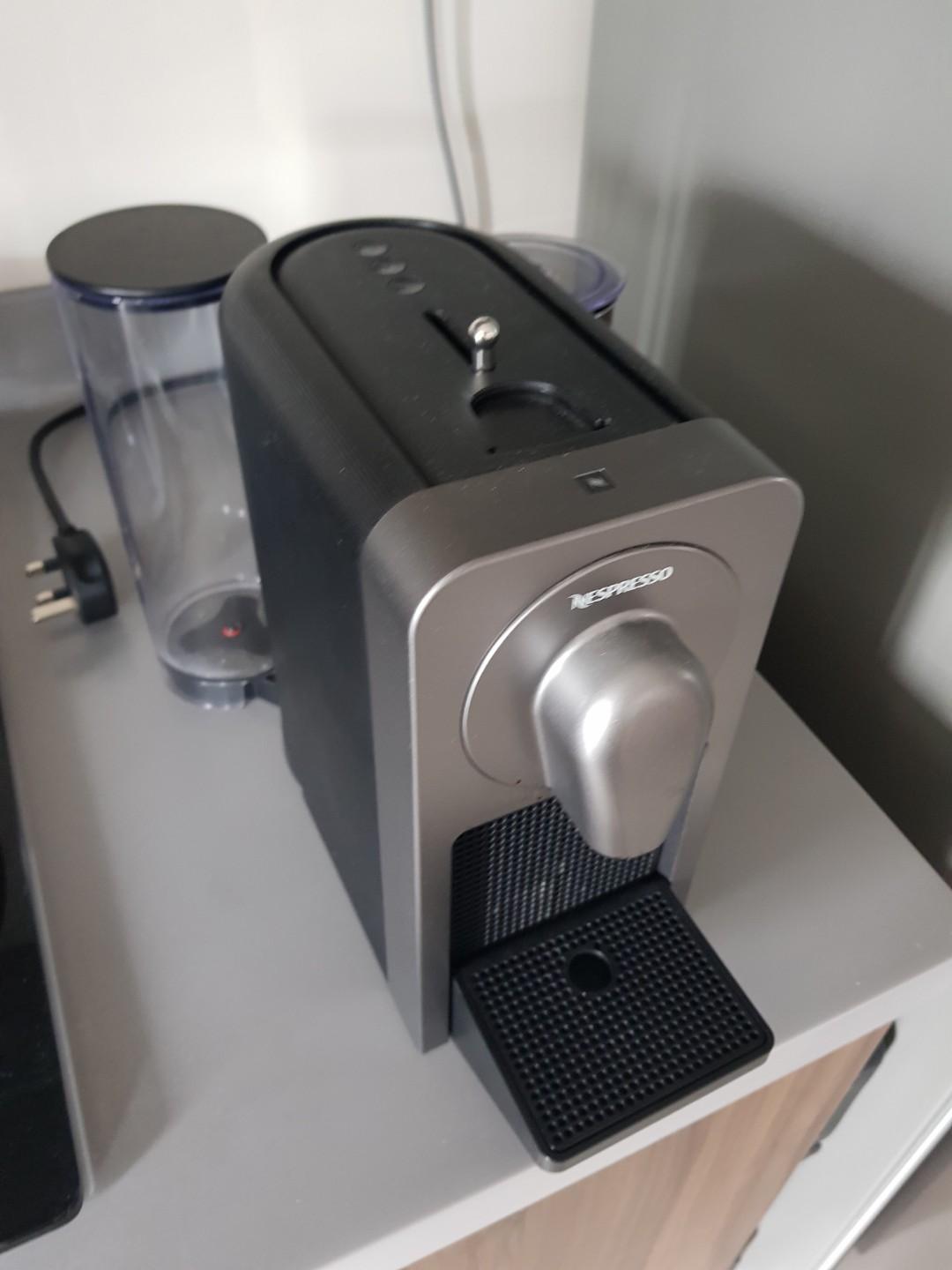 Nespresso Prodigio & milk frother, TV & Home Appliances, Kitchen ...