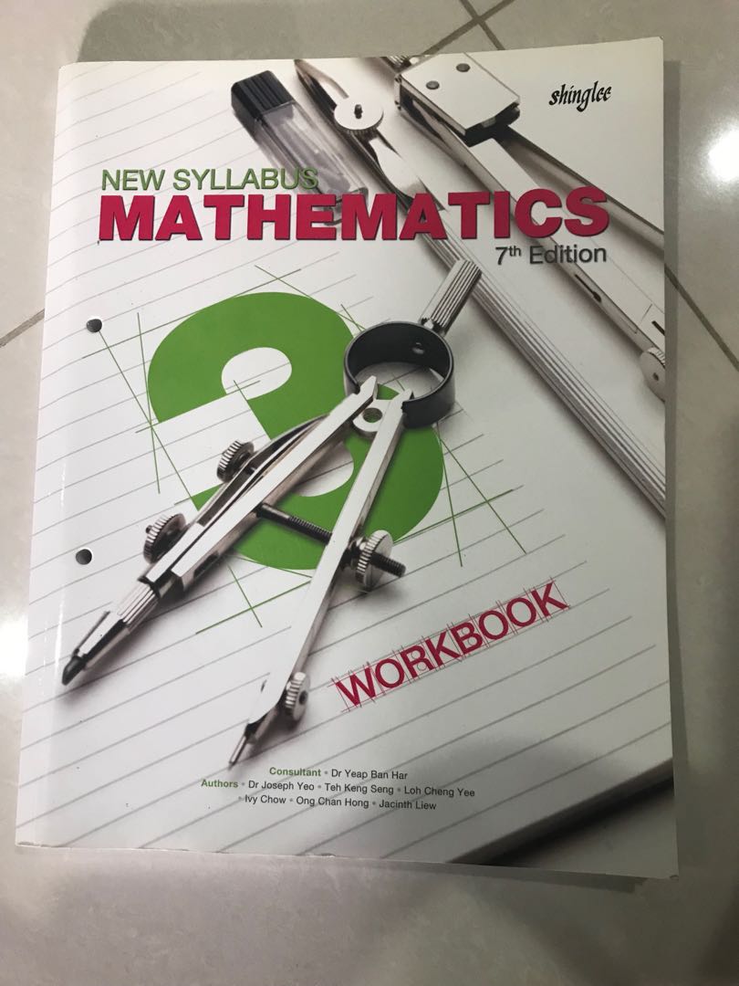 New Syllabus Mathematics Workbook 3, Books & Stationery, Textbooks ...