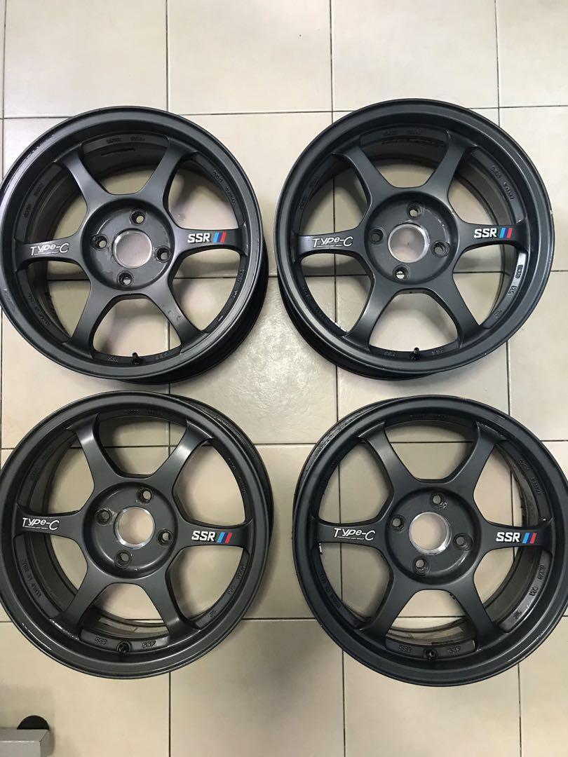 Original SSR Type C 15”, Car Accessories, Tyres & Rims on Carousell