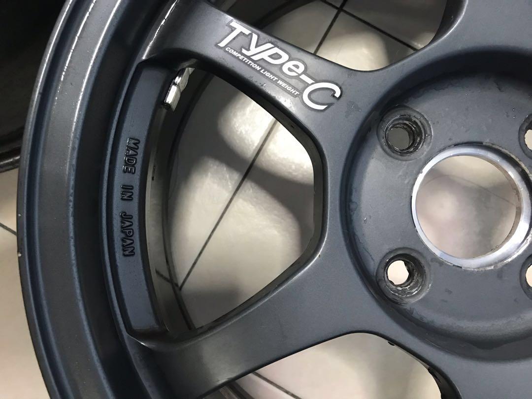 Original SSR Type C 15”, Car Accessories, Tyres & Rims on Carousell