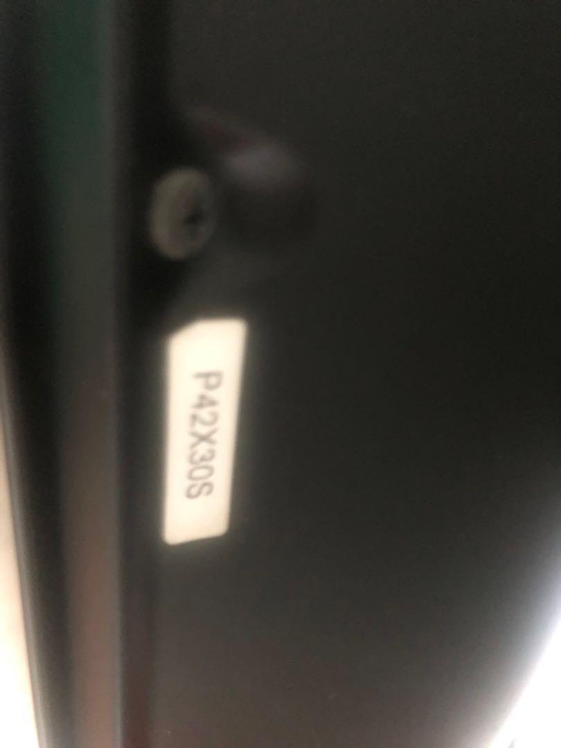 Panasonic Viera 42 inch TV with wall mounting stand. Model number ...