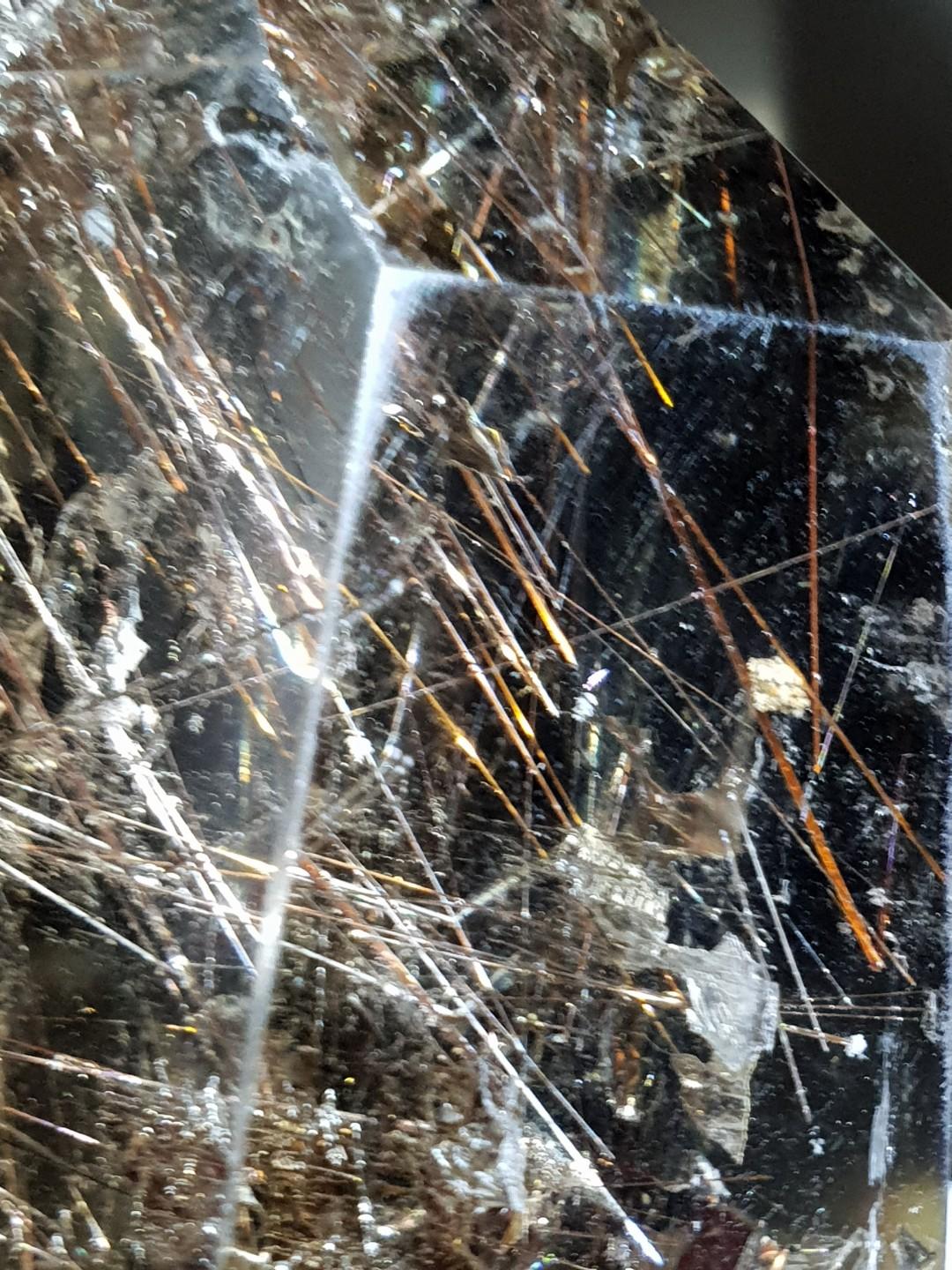 Red Copper Rutile Smoky Quartz with Rainbow Inclusion from Brazil ...