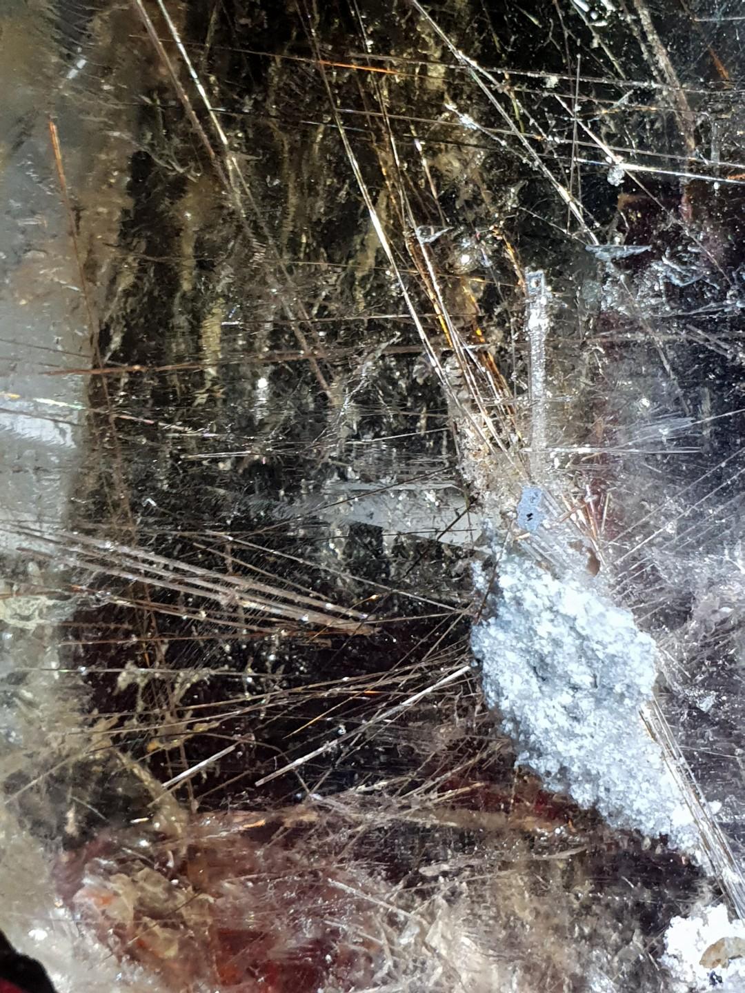 Red Copper Rutile Smoky Quartz with Rainbow Inclusion from Brazil ...