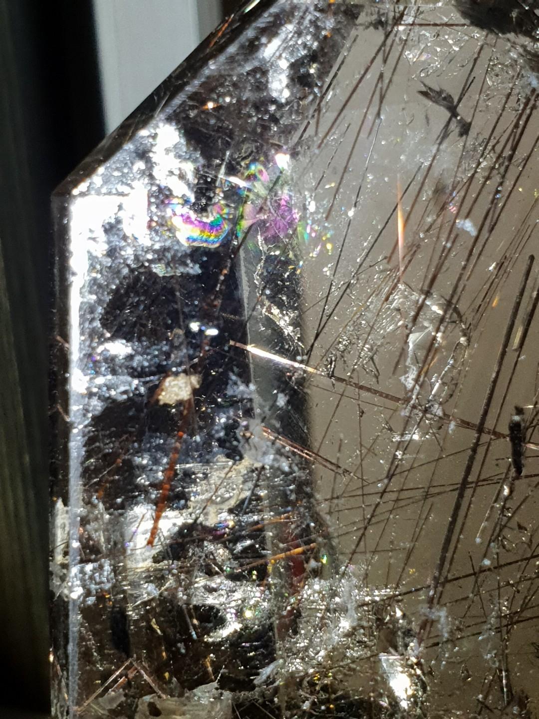 Red Copper Rutile Smoky Quartz with Rainbow Inclusion from Brazil ...