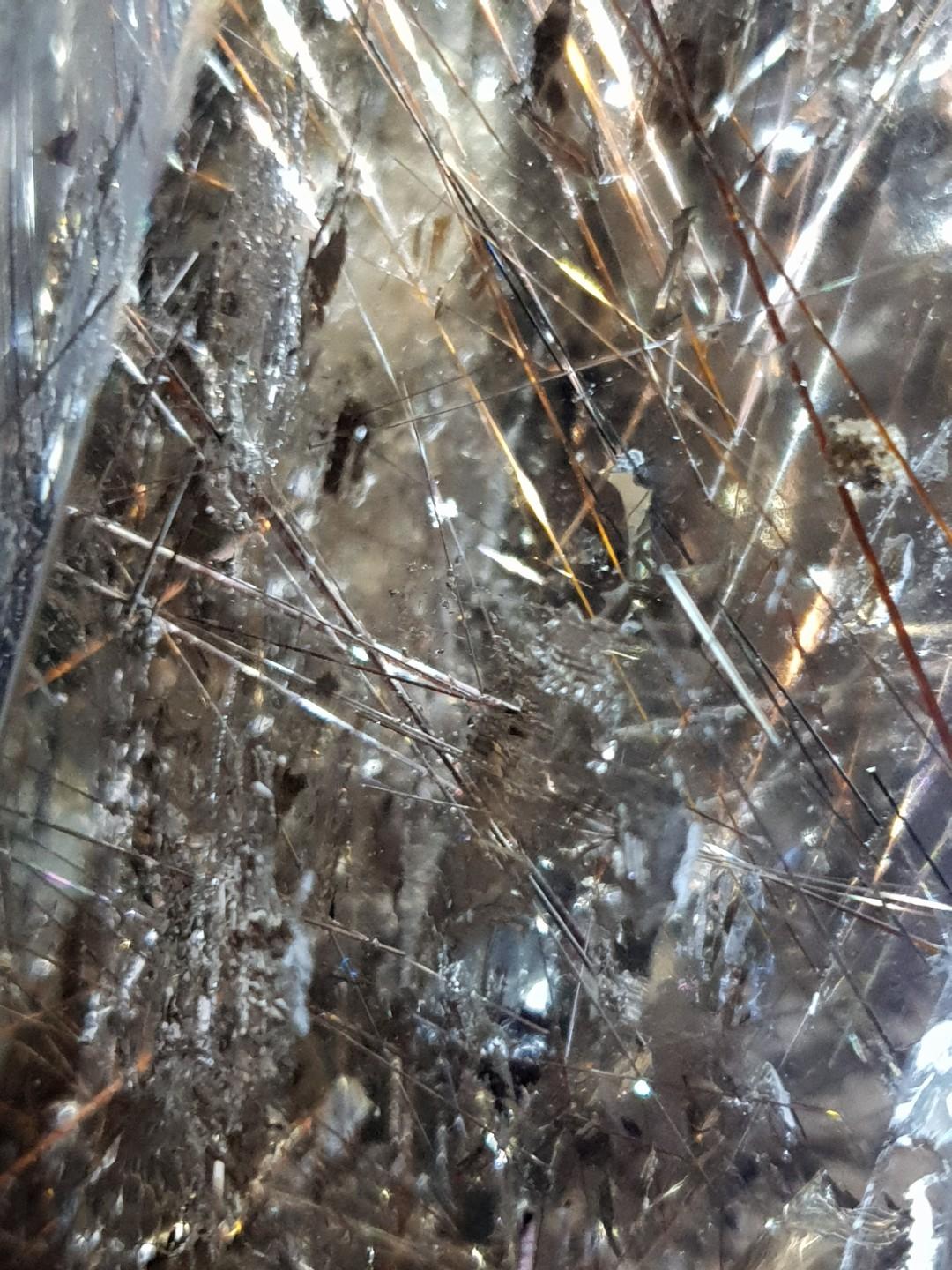 Red Copper Rutile Smoky Quartz with Rainbow Inclusion from Brazil ...