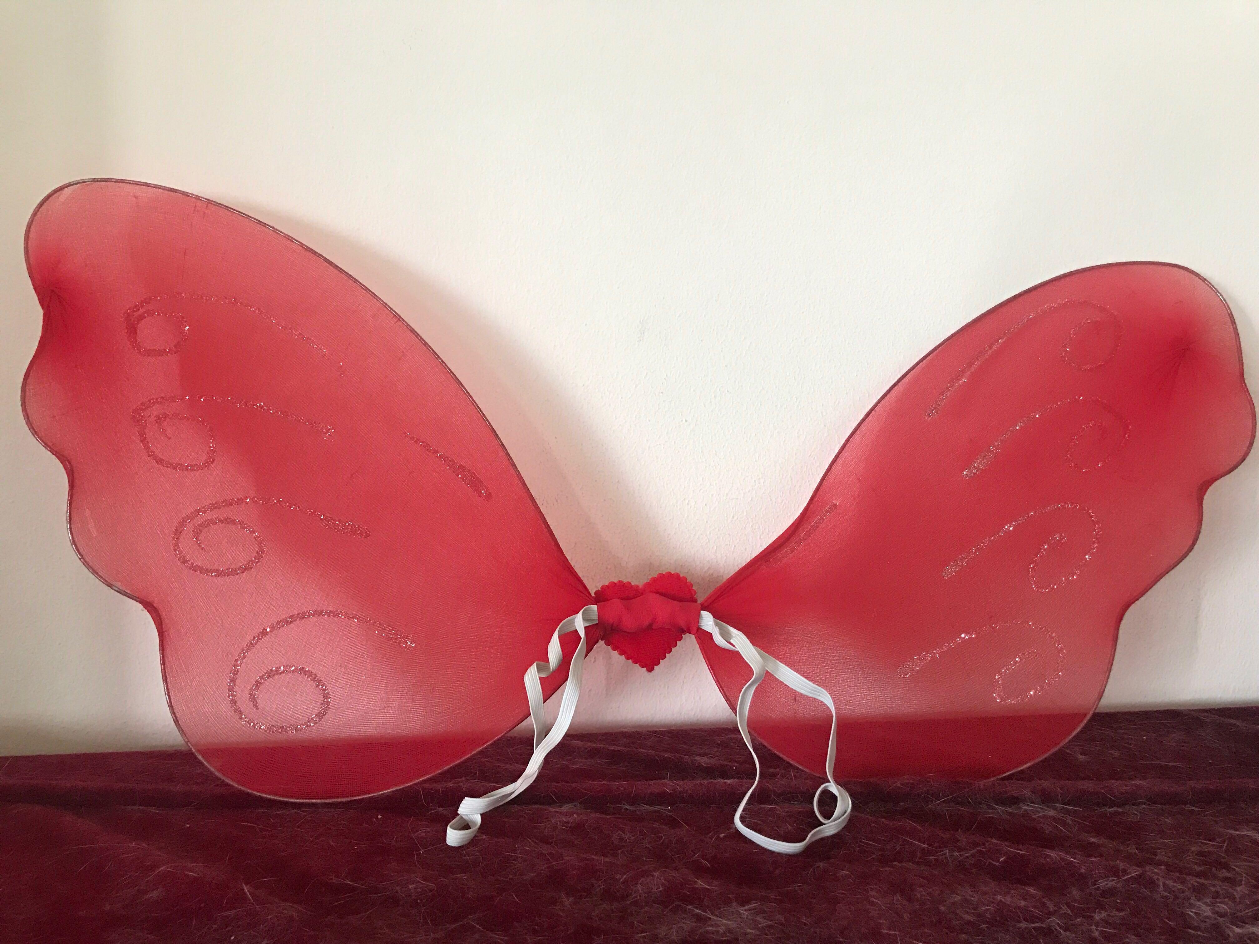 Red fairy wings, Hobbies & Toys, Stationery & Craft, Occasions & Party ...