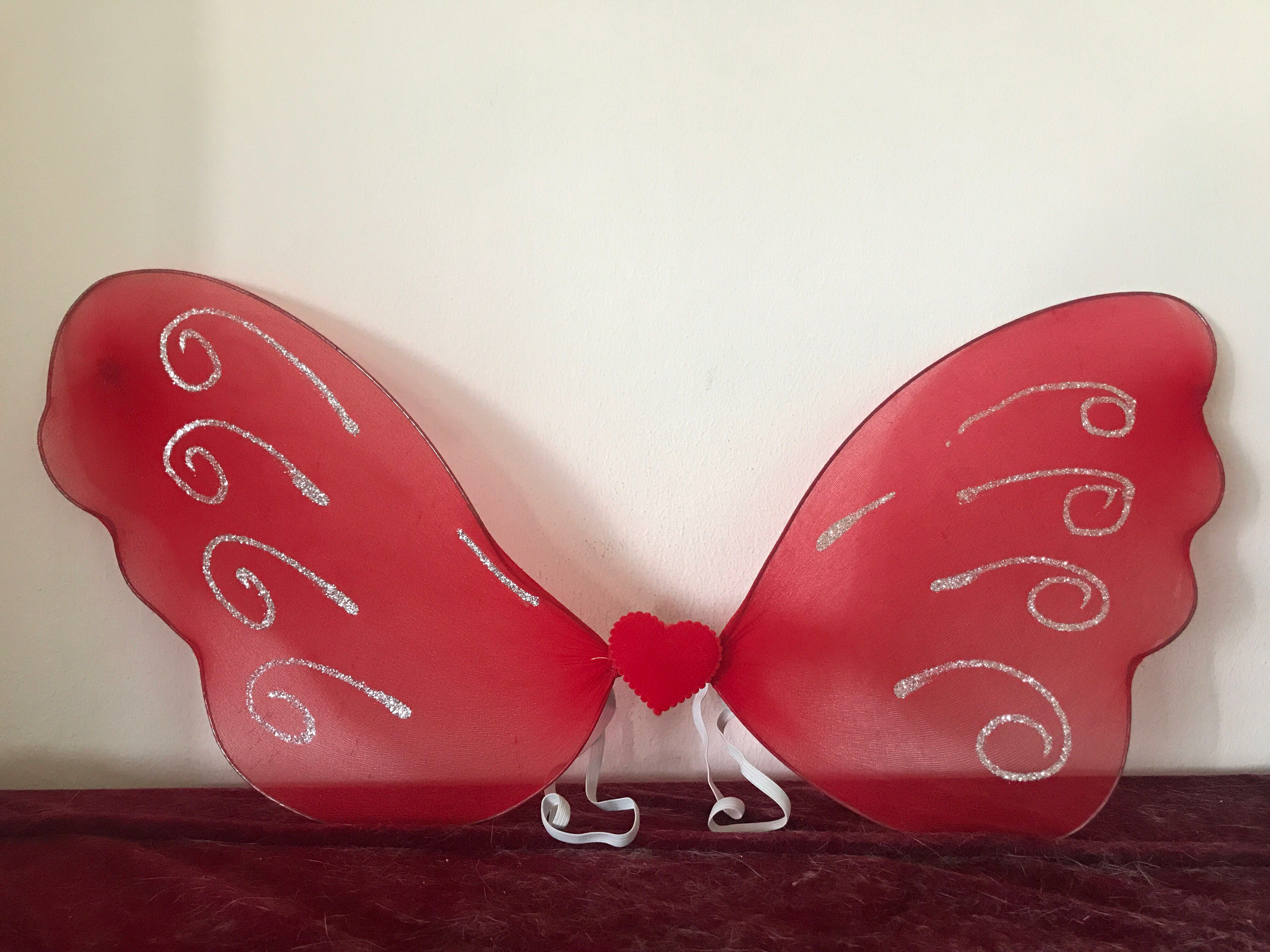 Red fairy wings, Hobbies & Toys, Stationery & Craft, Occasions & Party ...