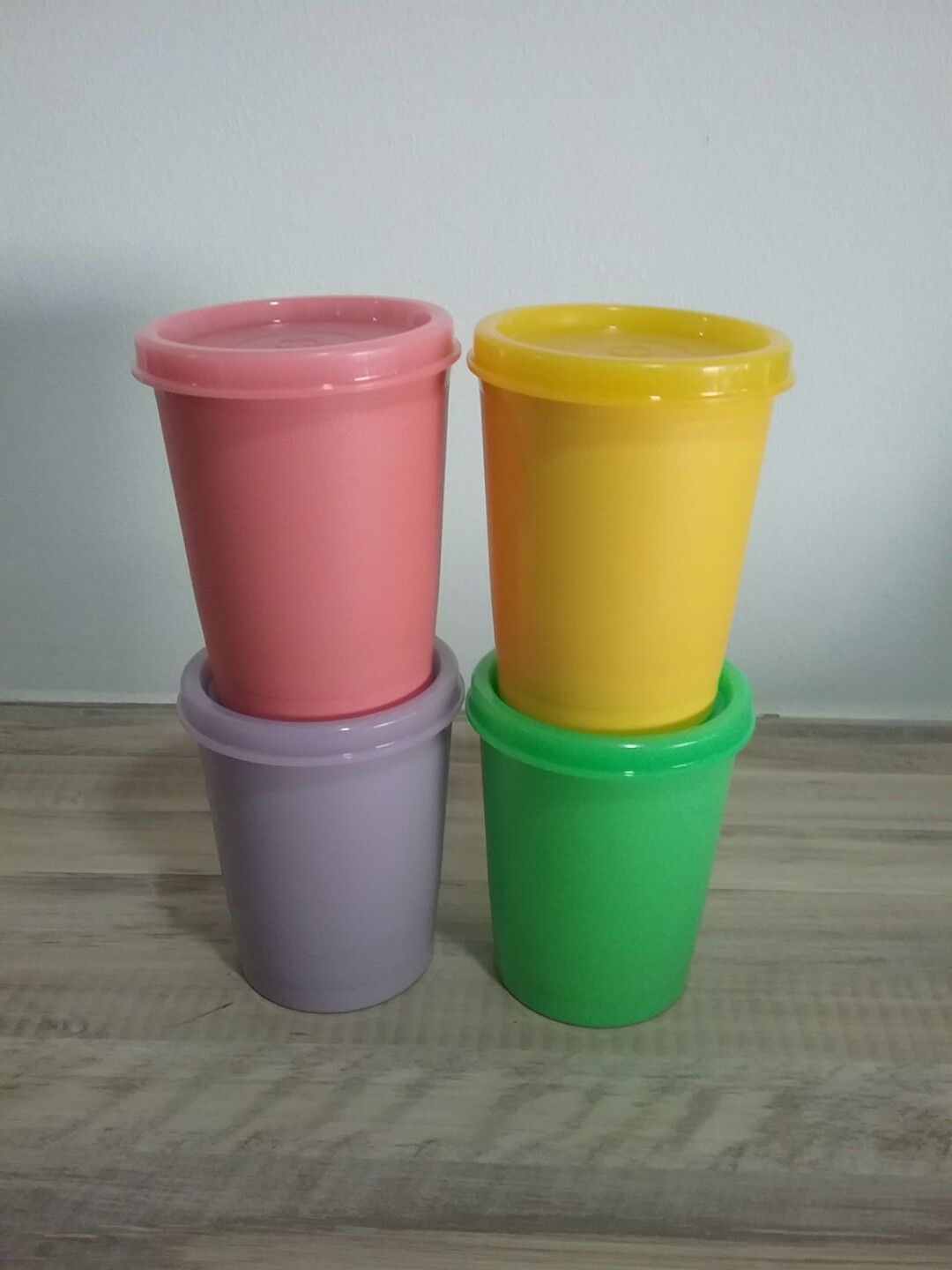 Tupperware cups set of 4, Everything Else on Carousell