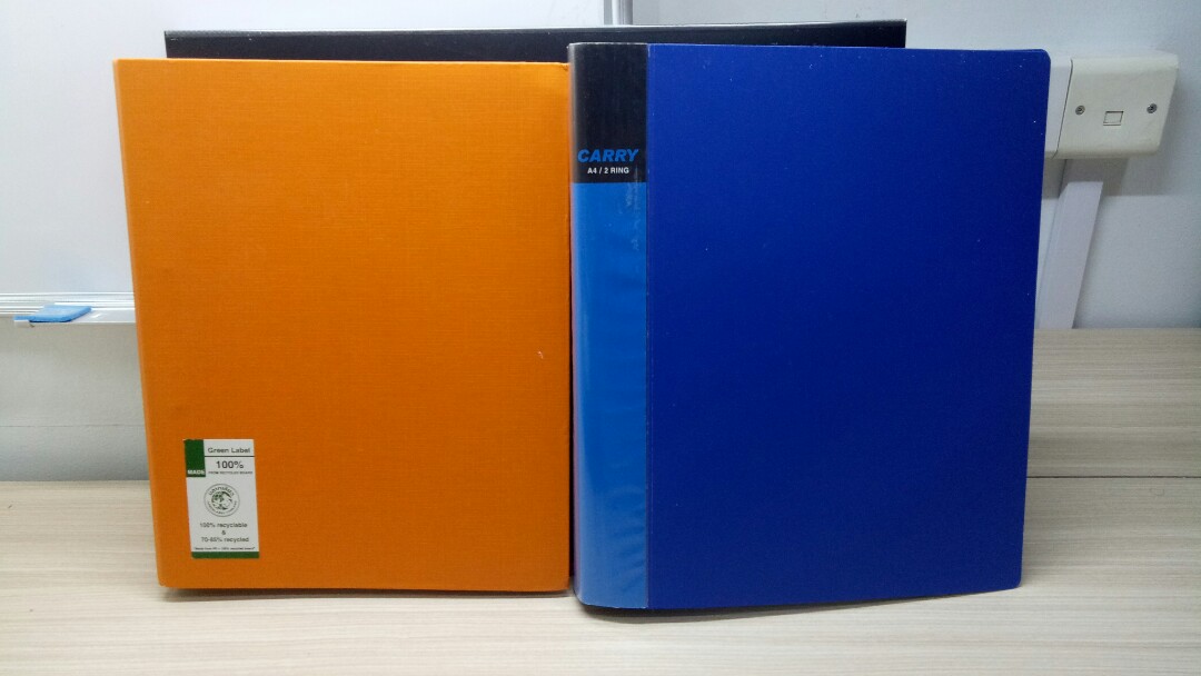 A4 ring file folder, Books & Stationery, Stationery on Carousell