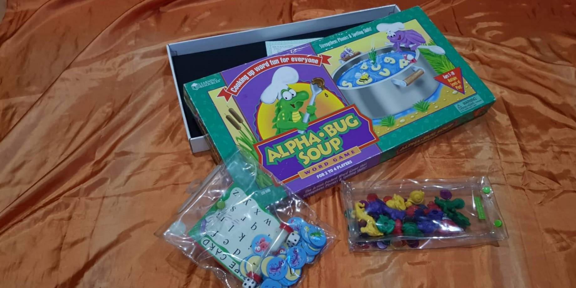 Alpha-Bug Soup Word Game, Hobbies & Toys, Toys & Games on Carousell