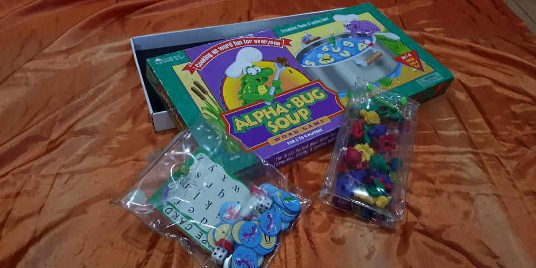 Alpha-Bug Soup Word Game, Hobbies & Toys, Toys & Games on Carousell