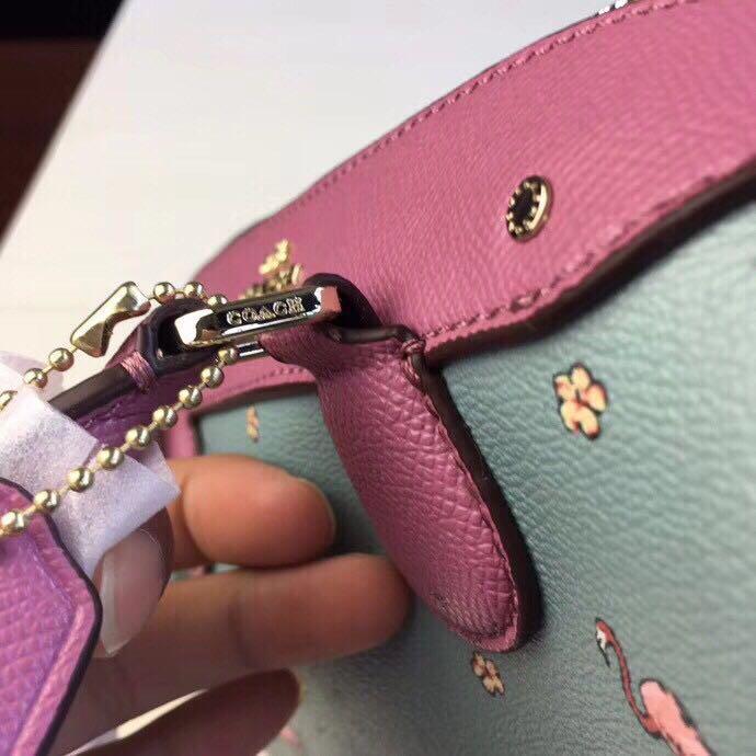 Authentic Coach bennet new shark /flamingo series leather cowboy ...