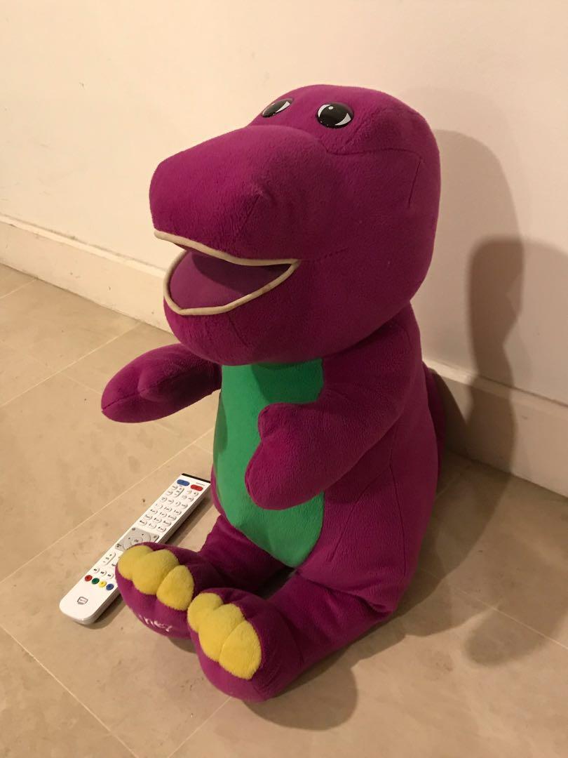 Barney soft toy, Hobbies & Toys, Toys & Games on Carousell