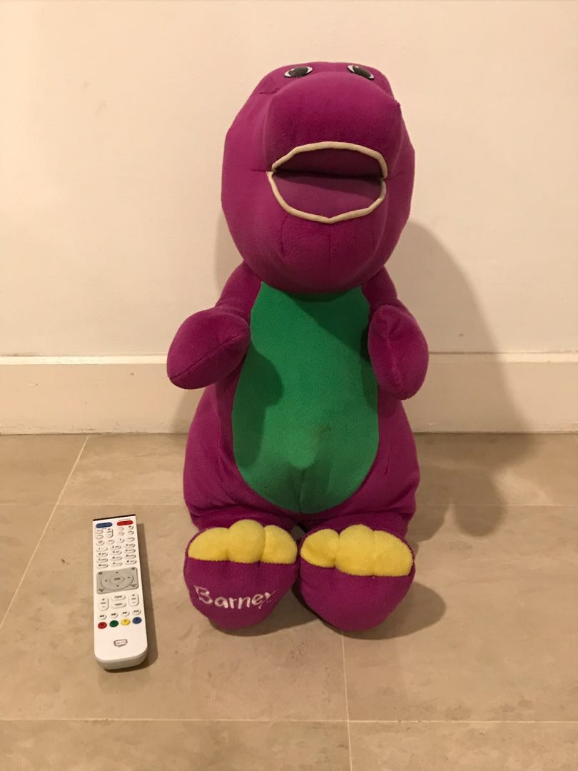 Barney soft toy, Hobbies & Toys, Toys & Games on Carousell