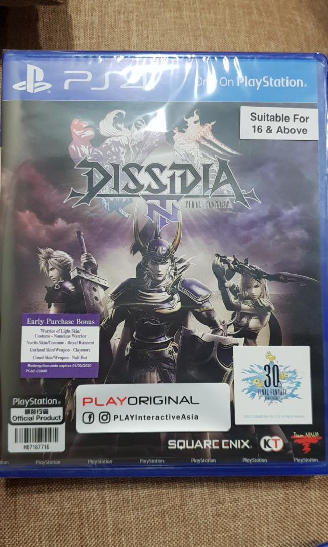 BRAND NEW DISSIDIA NT FINAL FANTASY, Video Gaming, Video Games ...