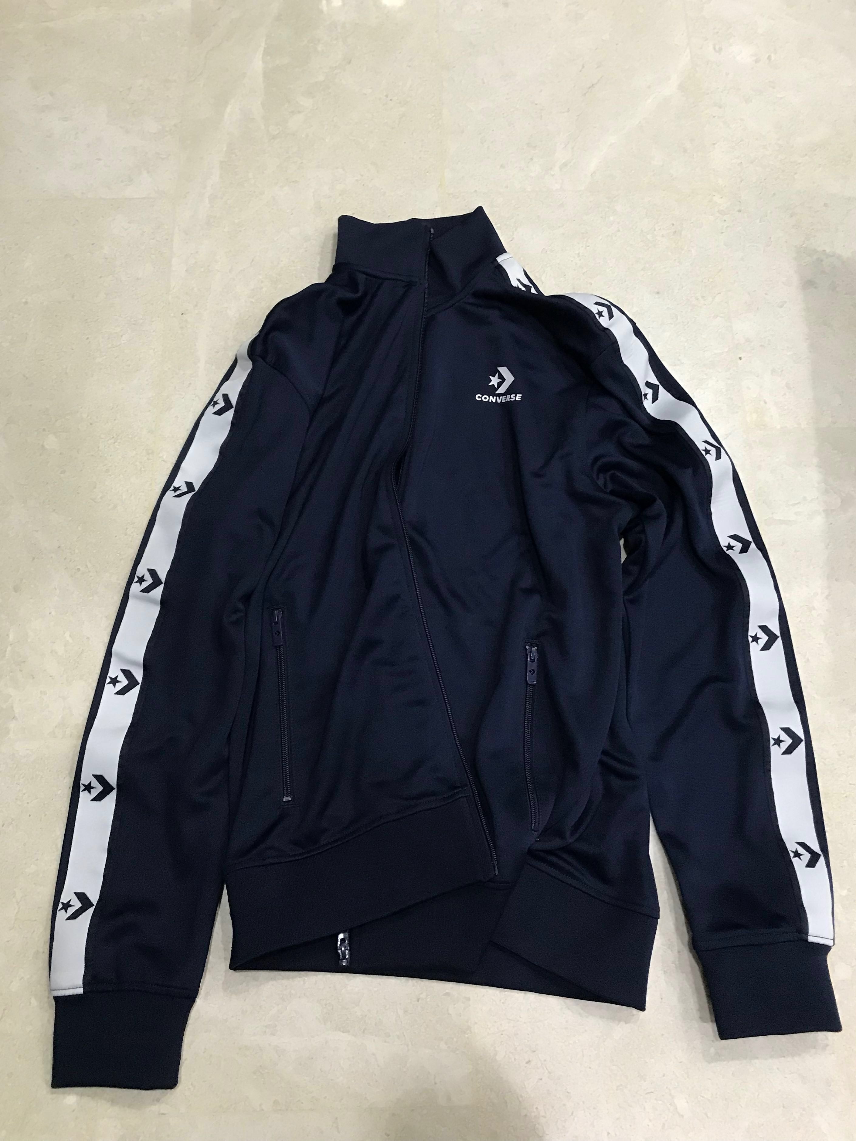 Converse Star Chevon Track Jacket, Men's Fashion, Coats, Jackets and ...