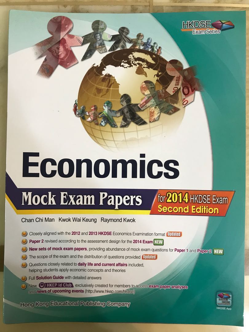 DSE Econ Mock Paper, 興趣及遊戲, 書本 & 文具, 教科書 - Carousell