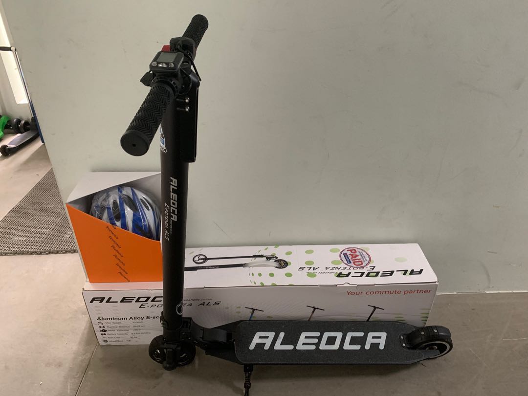 E Scooter (ALEOCA), Sports Equipment, PMDs, E-Scooters & E-Bikes, E ...