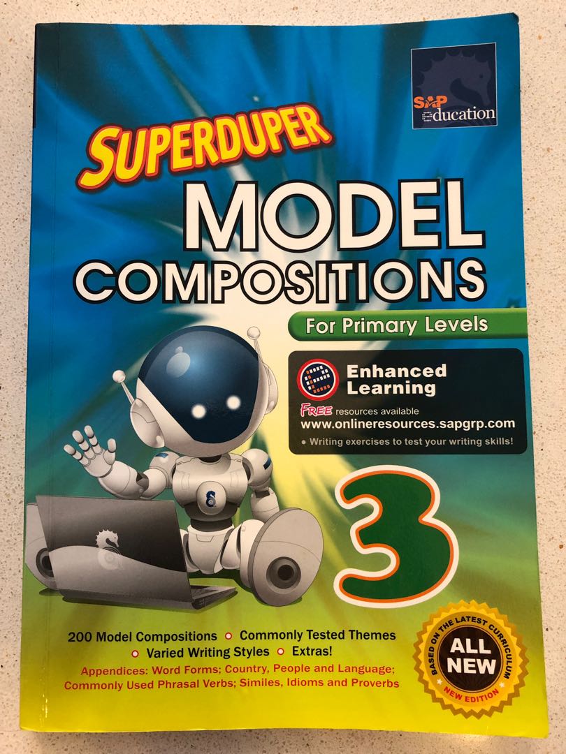 English composition- Superduper model compositions primary 3, Hobbies & Toys, Books & Magazines ...