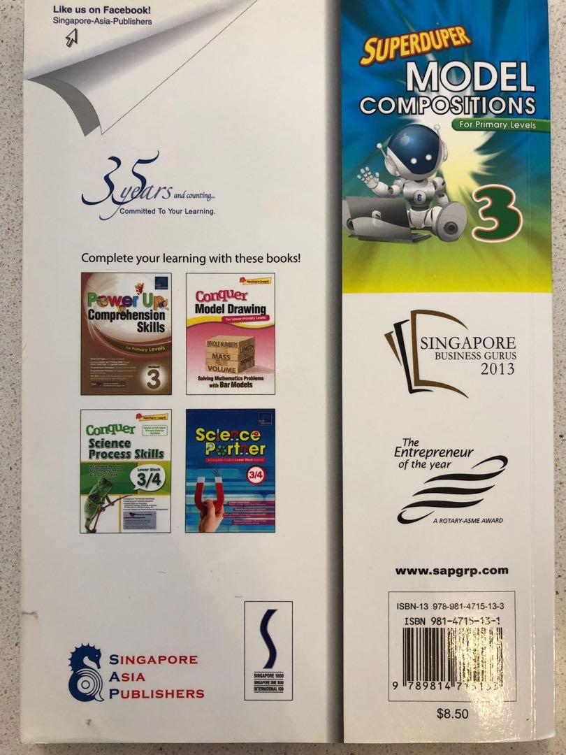 English composition- Superduper model compositions primary 3, Hobbies ...