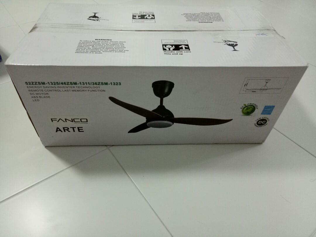 FANCO Ceiling Fan(black color), Furniture & Home Living, Lighting ...