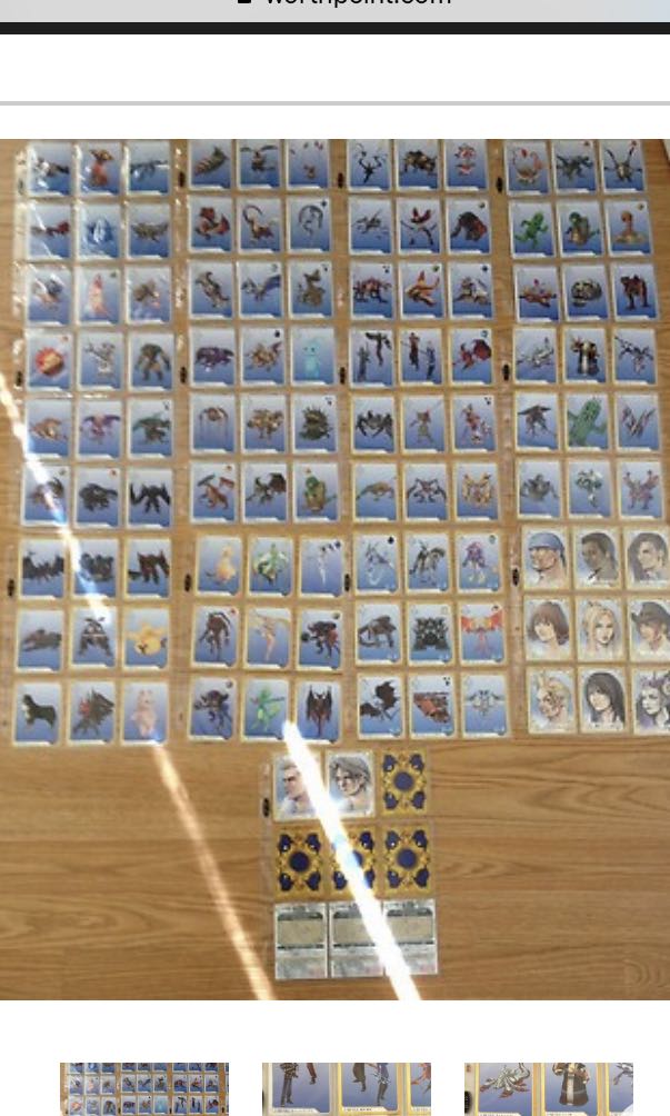 Final Fantasy 8 triple triad cards, Hobbies & Toys, Toys & Games on ...