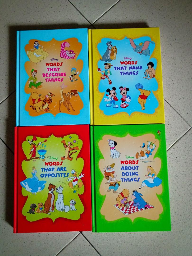 Hard cover Disney word learning fun book, Hobbies & Toys, Books ...