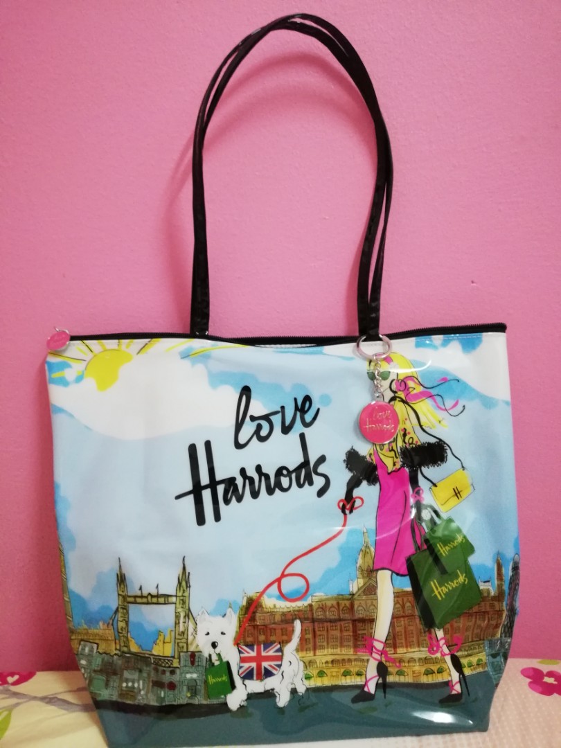 Harrods Bag, Women's Fashion, Bags & Wallets, Tote Bags on Carousell