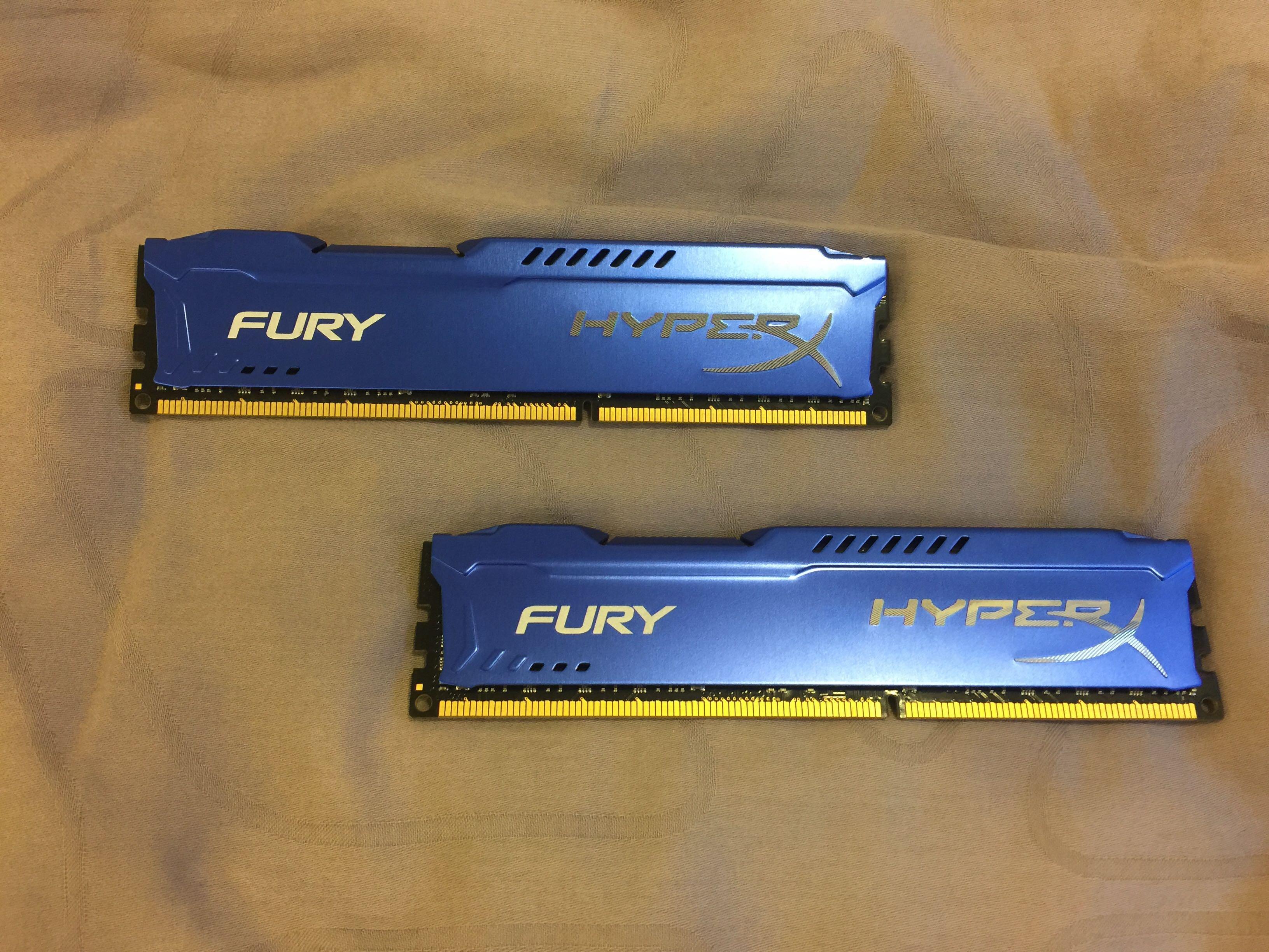 Hyperx Fury ddr 3 ram 16gb, Computers & Tech, Parts & Accessories ...