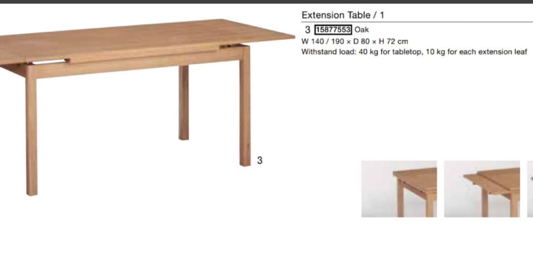 Muji table, Furniture & Home Living, Furniture, Tables & Sets on Carousell