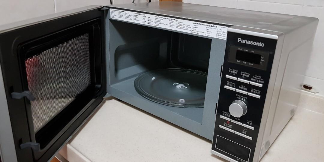 Panasonic Inverter Grill Microvawe Oven NN GD371M, TV & Home Appliances ...