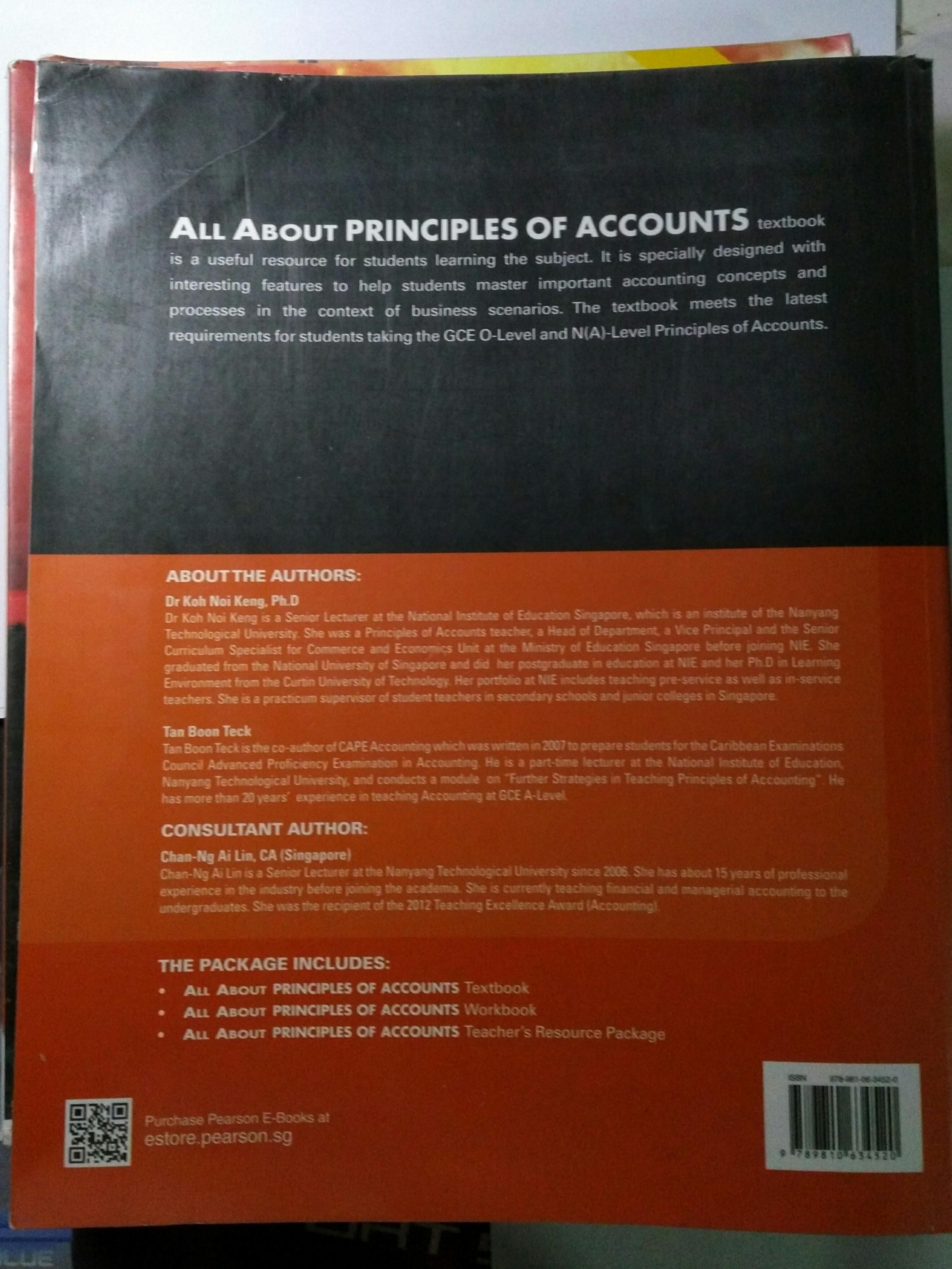 principles of accounts textbook, Hobbies & Toys, Books & Magazines ...