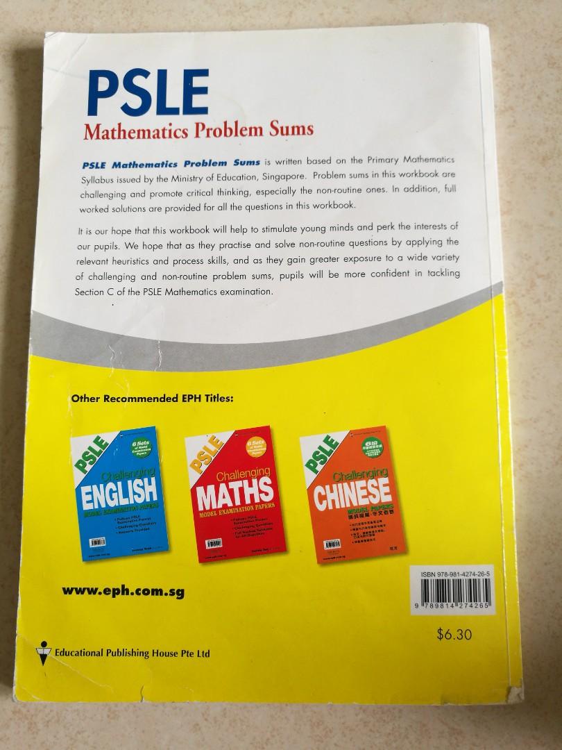 Psle math problem sums, Hobbies & Toys, Books & Magazines, Assessment ...