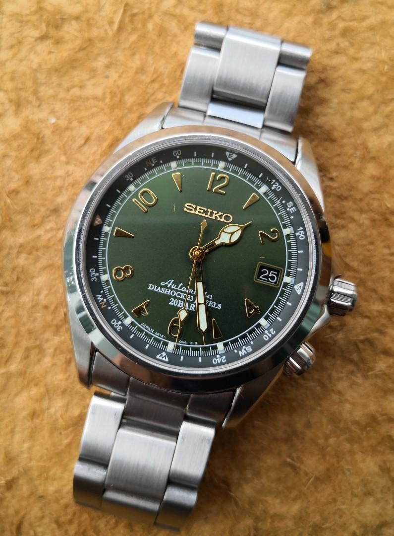 Seiko SARB017 Alpinist with choice of bracelet w/ box and papers., Men ...