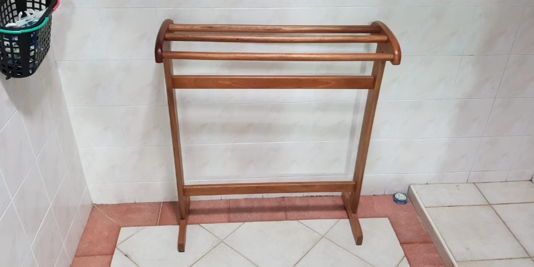 Solid wood rack, Furniture & Home Living, Furniture, Shelves, Cabinets & Racks on Carousell