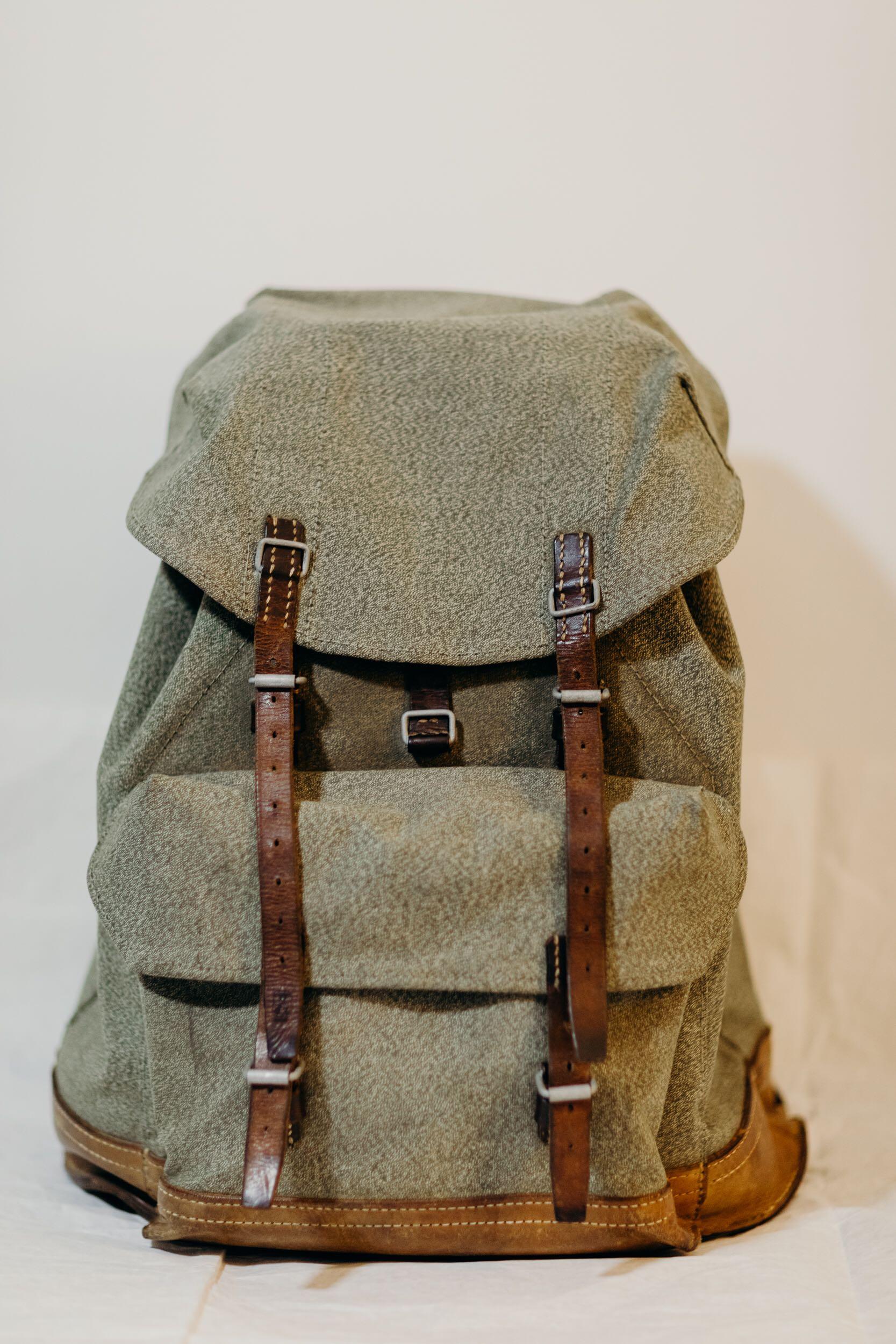 Swiss Salt & Pepper Rucksack, Men's Fashion, Bags, Backpacks on Carousell