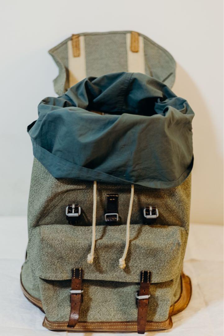 Swiss Salt & Pepper Rucksack, Men's Fashion, Bags, Backpacks on Carousell