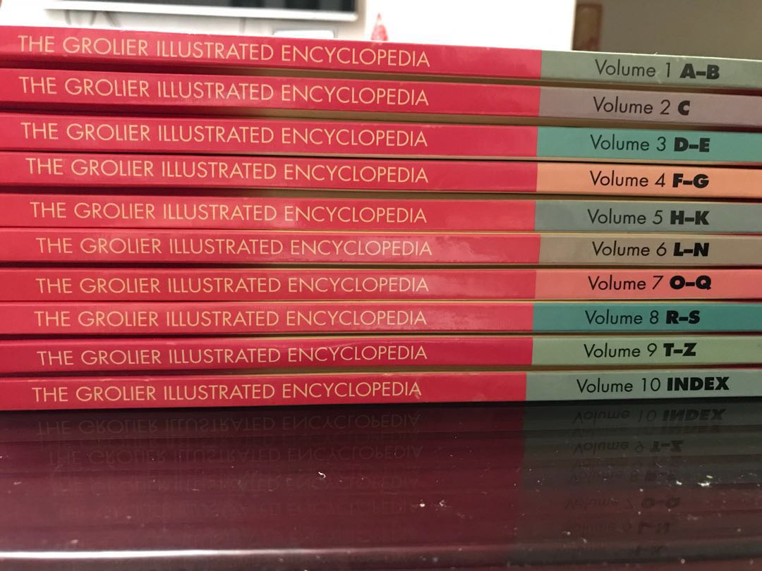 The Grolier illustrated Encyclopedia, Hobbies & Toys, Books & Magazines ...