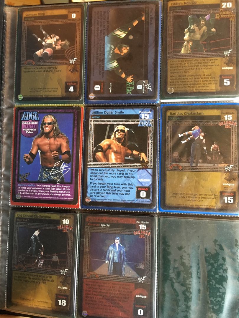 WWF wrestling collectors cards album, Hobbies & Toys, Toys & Games on ...
