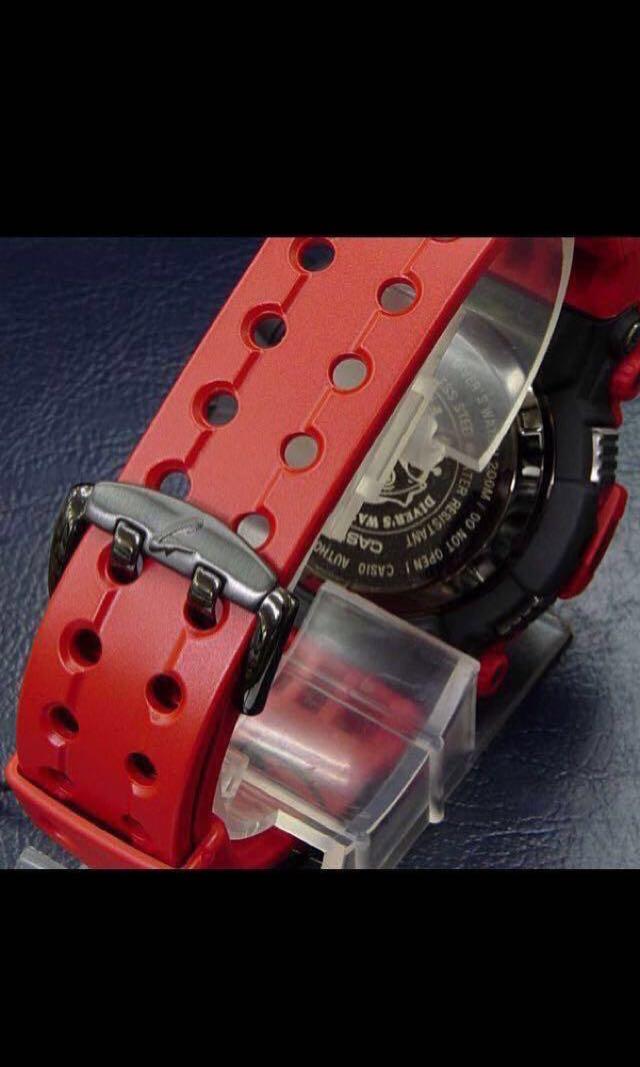 100% Authentic new Casio G-Shock Men in Burning Red Frogman GWF-1000RD ...