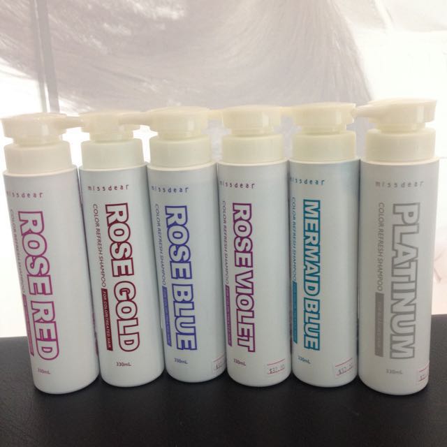 [SALES] MISS DEAR TONING COLOR REFRESH SHAMPOO 330ml & MASK 300ml! *NEW ...