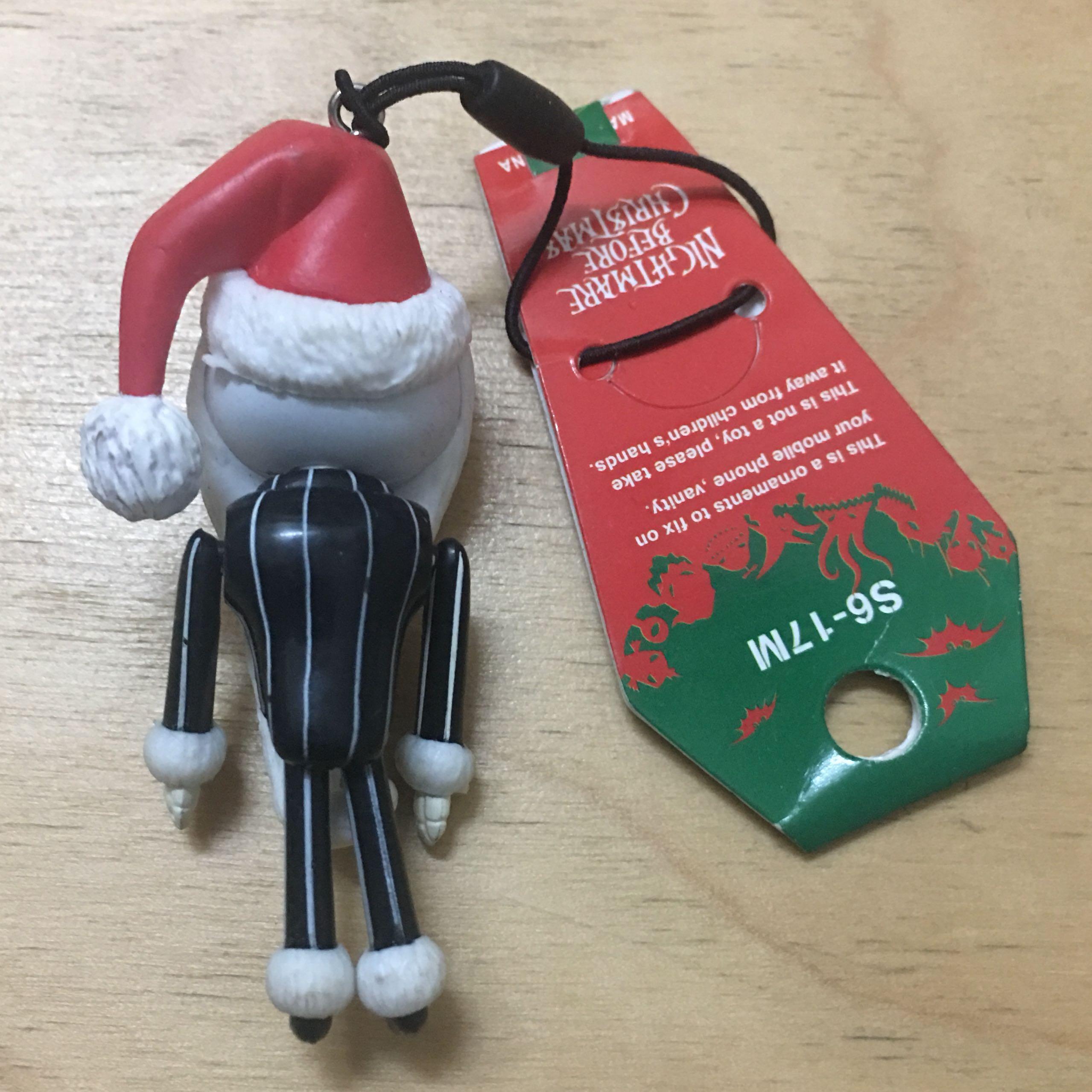 全新 正品 絕版 The Nightmare Before Christmas 6cm Action Figure Key Chian ...