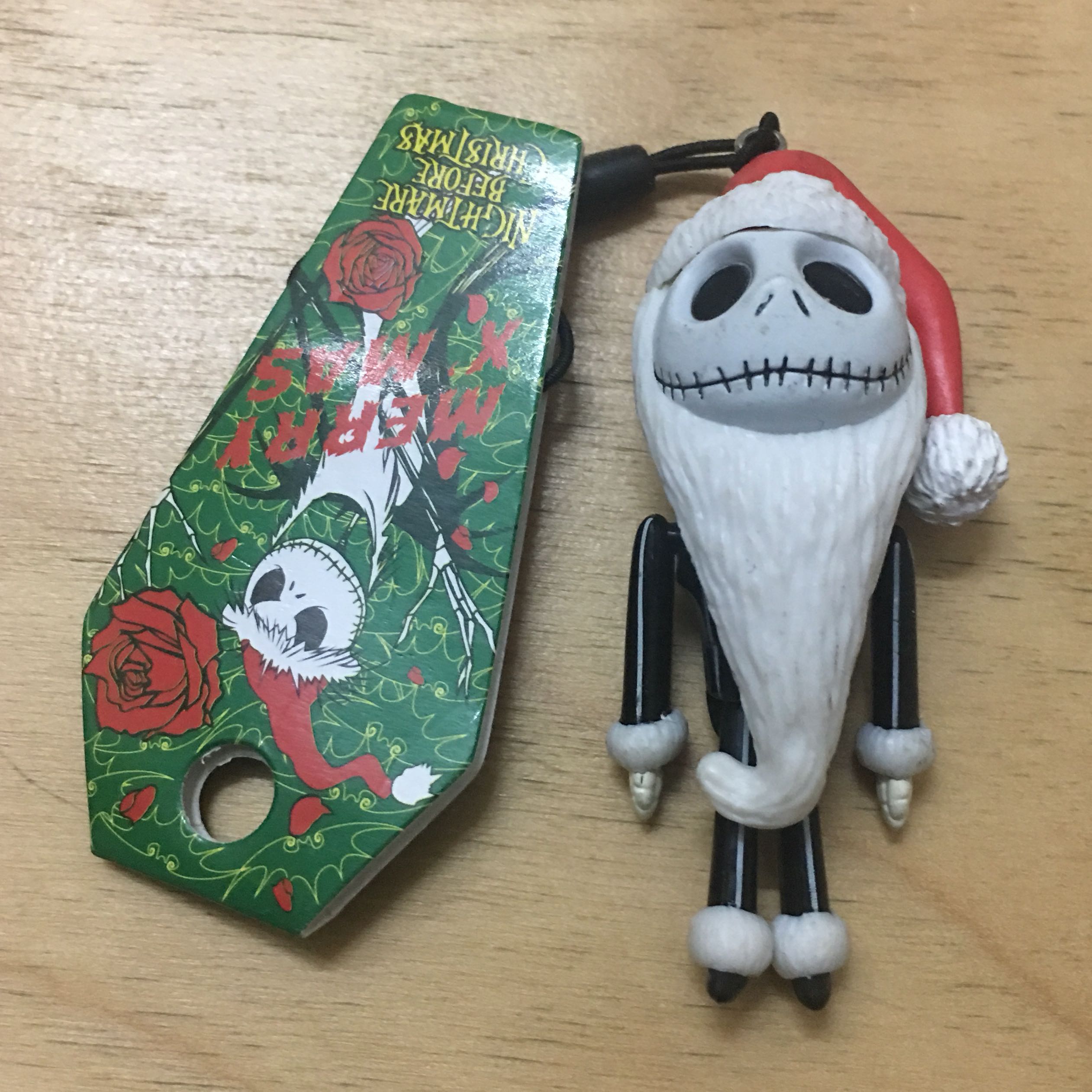 全新 正品 絕版 The Nightmare Before Christmas 6cm Action Figure Key Chian ...