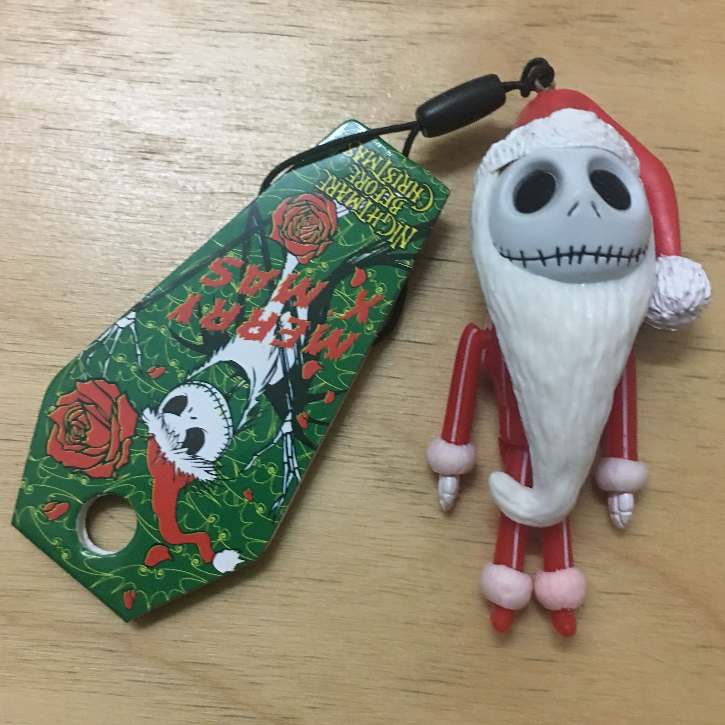 全新 正品 絕版 The Nightmare Before Christmas 6cm Action Figure Key Chian RED ...