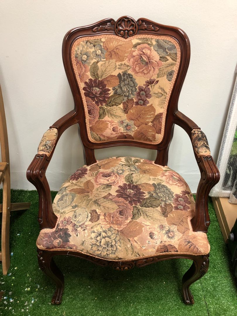 Antique chair, Furniture & Home Living, Furniture, Chairs on Carousell