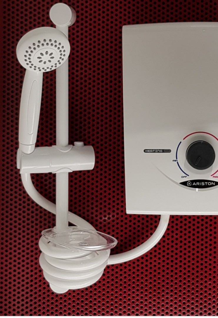 Ariston Plastic Shower set, Furniture & Home Living, Bathroom & Kitchen ...